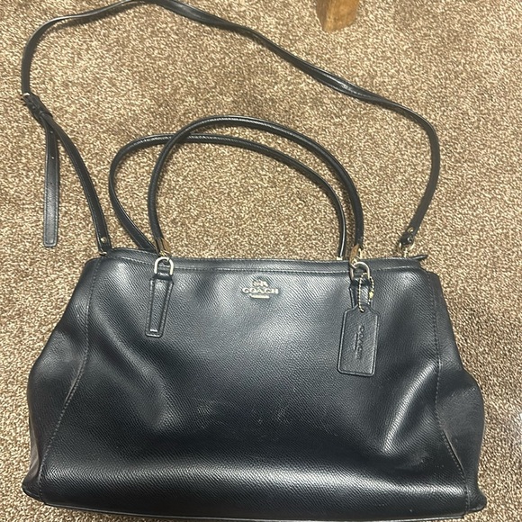 Coach | Bags | Coach Black Purse With Removableadjustable Shoulder ...